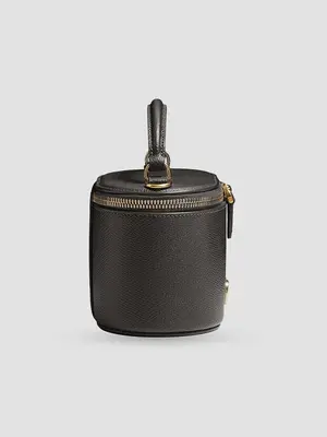 Valentino Garavani Vlogo Signature Mini Vanity Bag In Grainy Calfskin