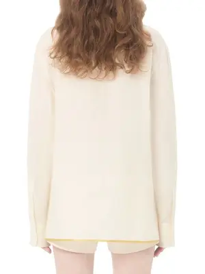 Valentino Garavani Embroidered Linen Shirt