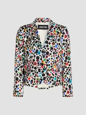 Libertine Orpheus Silk-blend Short Jacket - White Multi