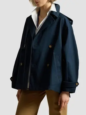 Polo Ralph Lauren Cotton Twill Balloon Trench Coat
