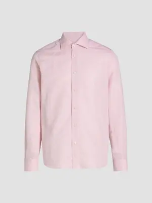 SAKS FIFTH AVENUE Collection Cotton-linen Shirt - Pink