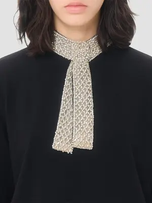 Valentino Garavani Embroidered Wool Jumper - Black