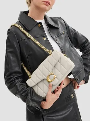 COACH Tabby Quilted Leather Shoulder Bag