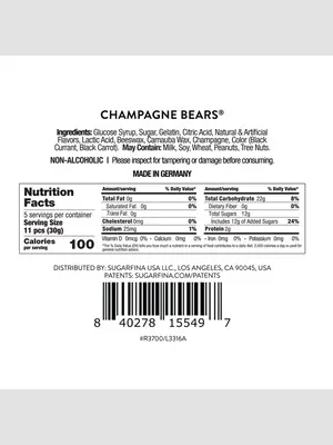 SUGARFINA Champagne Bears Celebration Bottle