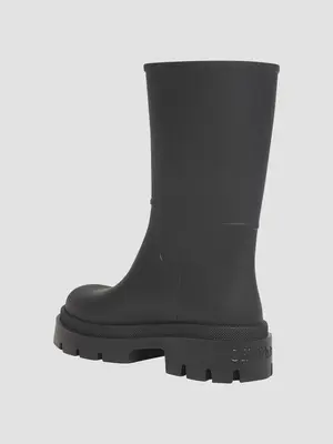 Off-White Reboot Graphic Rain Boots - Black