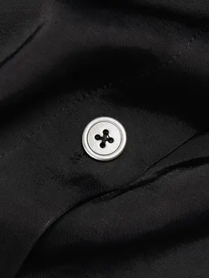 TWP Soon To Be Ex Linen-blend Crop Shirt
