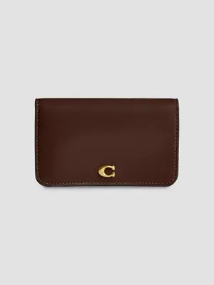 COACH Essential Slim Leather Card Case