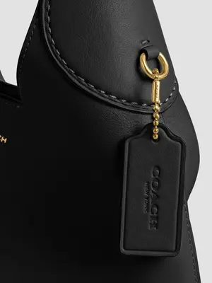 COACH Brooklyn 28 Leather Shoulder Bag - Black