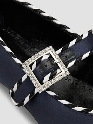 Manolo Blahnik Zaera Satin Pumps