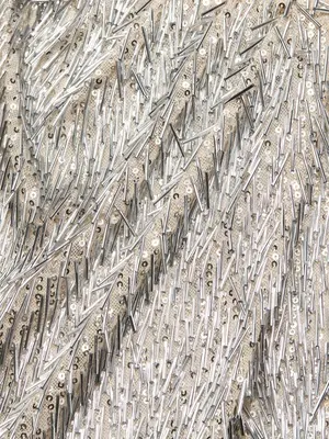 AKNVAS Eline Sequined Wrap Minidress
