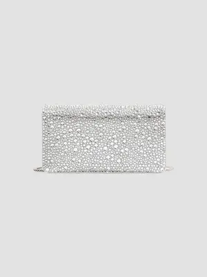 Valentino Garavani Vlogo Signature Mini Shoulder Bag With Sparkling Embroidery
