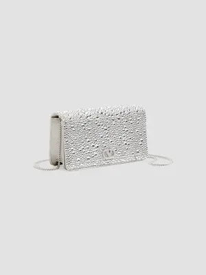 Valentino Garavani Vlogo Signature Mini Shoulder Bag With Sparkling Embroidery
