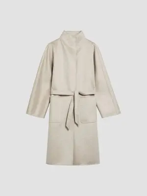 Max Mara Midi Cashmere Cardigan Coat - Sand