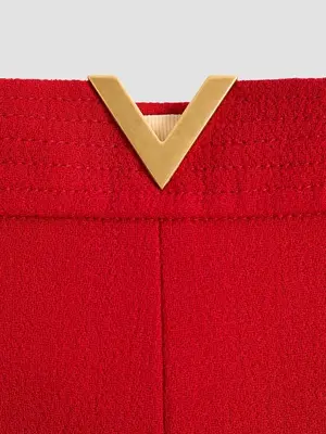 Valentino Garavani Wool Crepe Pants