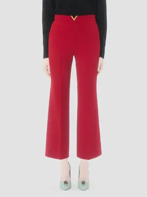 Valentino Garavani Wool Crepe Pants