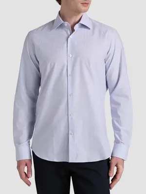 SAKS FIFTH AVENUE Collection Plaid Cotton Dress Shirt