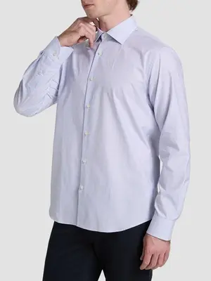 SAKS FIFTH AVENUE Collection Plaid Cotton Dress Shirt