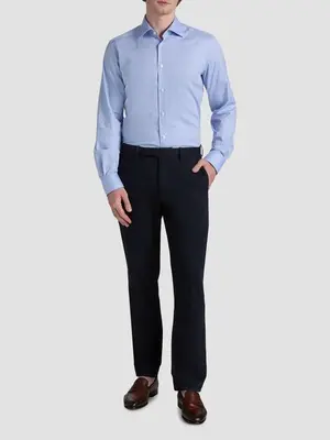 SAKS FIFTH AVENUE Collection Stretch-cotton Button-front Shirt