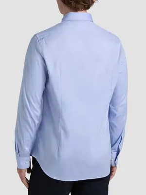 SAKS FIFTH AVENUE Collection Stretch-cotton Button-front Shirt