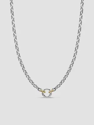 David Yurman Mercer Petite Chain Necklace In Sterling