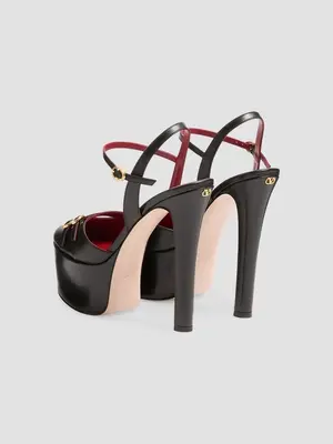 Valentino Garavani Crasher 145mm Platform Pumps In Kidskin