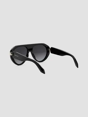 BVLGARI Serpenti Forever 56mm Pilot Sunglasses