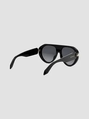 BVLGARI Serpenti Forever 56mm Pilot Sunglasses
