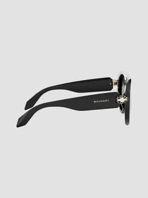 BVLGARI Serpenti Forever 56mm Pilot Sunglasses