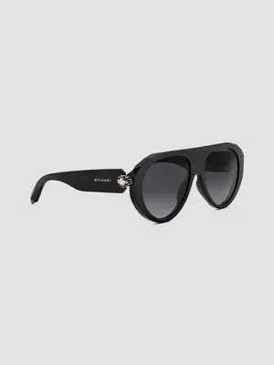 BVLGARI Serpenti Forever 56mm Pilot Sunglasses