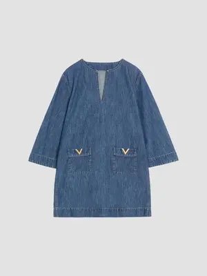 Valentino Garavani Denim Chambray Dress