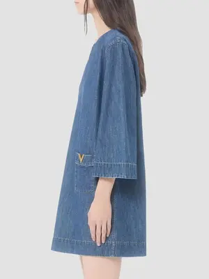 Valentino Garavani Denim Chambray Dress