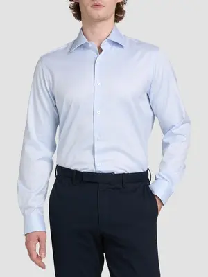 SAKS FIFTH AVENUE Collection Nailshead Cotton Shirt