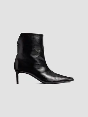 Khaite Ona 55mm Leather Ankle Boots