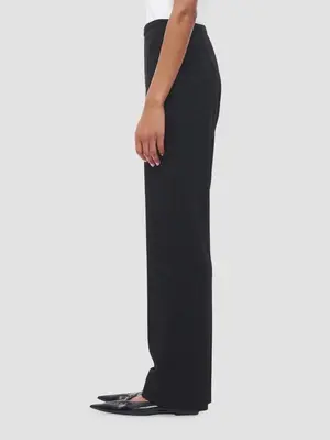 Another Tomorrow Jersey Pants - Black