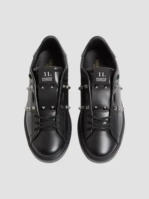 Valentino Garavani Rockstud Untitled Sneakers In Calfskin Leather
