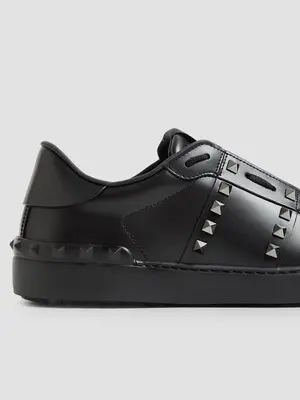 Valentino Garavani Rockstud Untitled Sneakers In Calfskin Leather