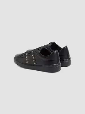 Valentino Garavani Rockstud Untitled Sneakers In Calfskin Leather