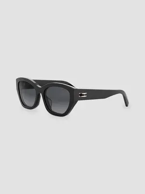 BVLGARI B. Zero1 56mm Cat-eye Sunglasses - Black