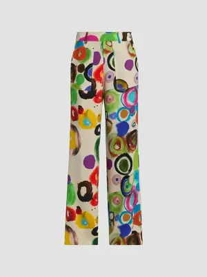 Libertine Jh Gouache Sailor Pants - Cream Multi