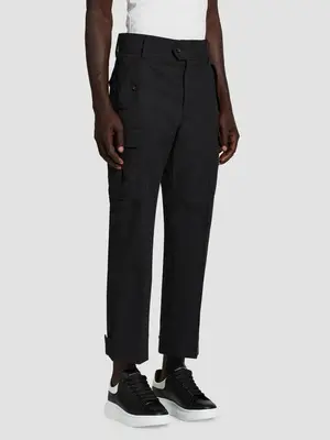Alexander McQueen Straight-leg Cargo Trousers