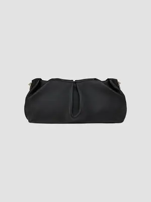 CHRISTIAN LOUBOUTIN Eva Leather Shoulder Bag - Black