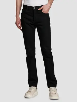 Alexander McQueen Ozzy Five-pocket Cotton Jeans