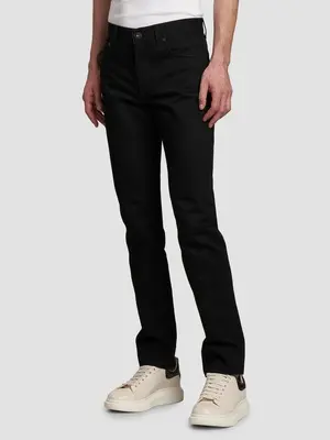 Alexander McQueen Ozzy Five-pocket Cotton Jeans