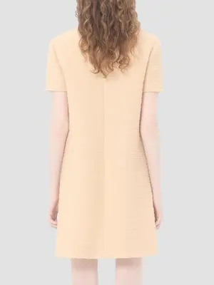 Valentino Garavani Short Dress In Curly Wool