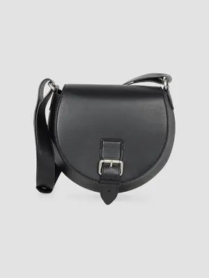 Dries Van Noten Leather Crossbody Bag - Black