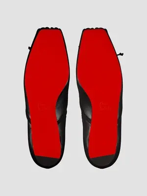 CHRISTIAN LOUBOUTIN Cassiasticina Leather Ballerinas
