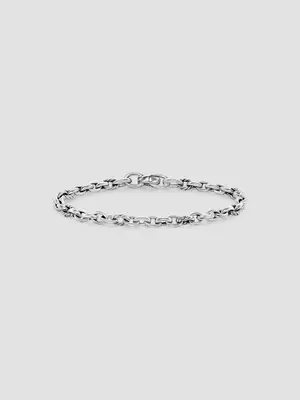 David Yurman Dy Mercer Petite Chain Bracelet In Sterling 4.5mm - Silver
