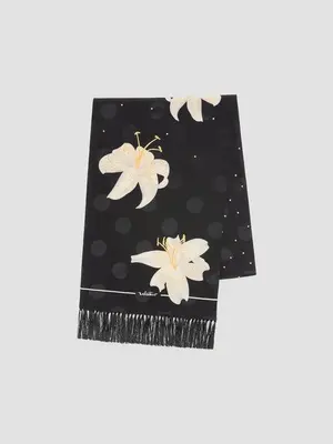 Valentino Garavani Apres L'hiver Lilium Silk Scarf