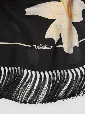 Valentino Garavani Apres L'hiver Lilium Silk Scarf