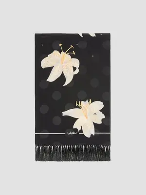 Valentino Garavani Apres L'hiver Lilium Silk Scarf